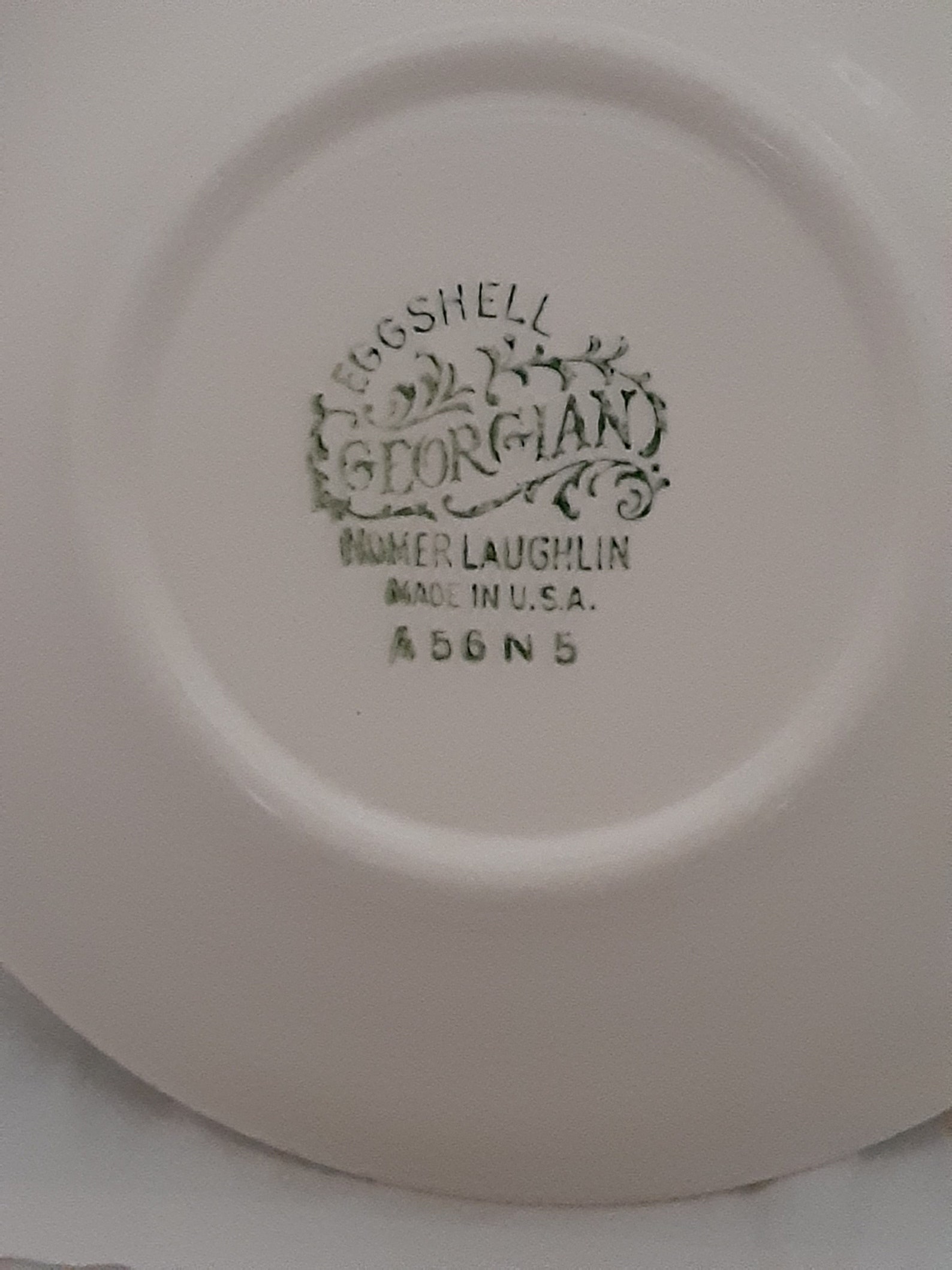 Vintage Homer Laughlin Georgian Eggshell Pink Floral Pattern | Etsy