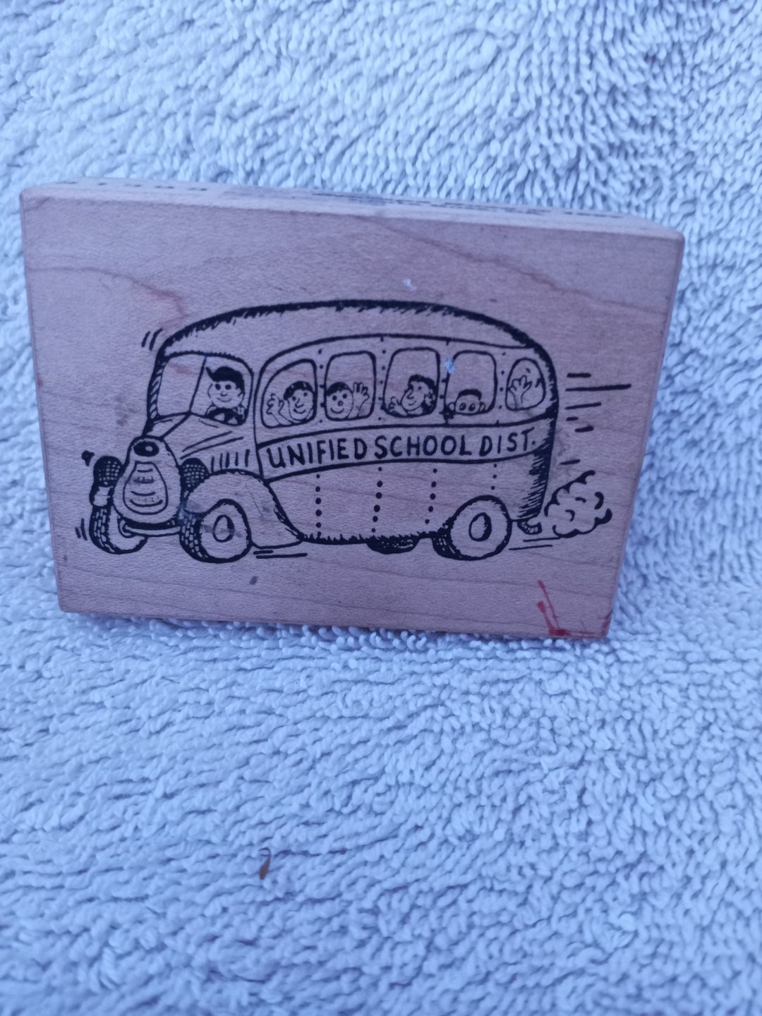 Stampa Rosa Rubber Stamp; School; Bus; 31393; 1997 - Etsy