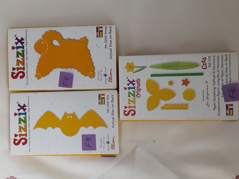 Sizzix Medium Yellow Original Die-cutter; Your Choice [F] - Etsy