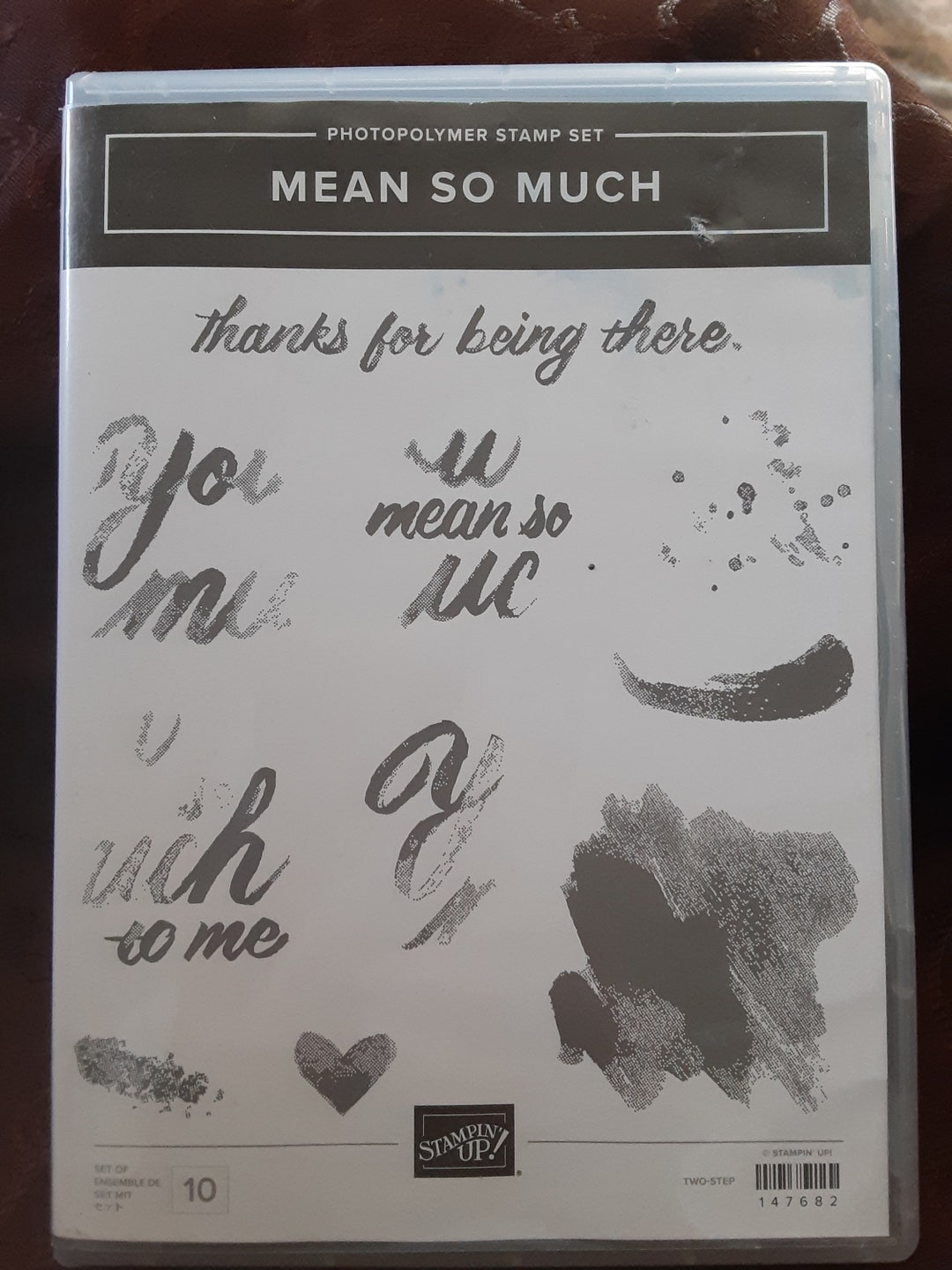 Stampin up Photopolymer Stamp Set; Mean so Much - Etsy