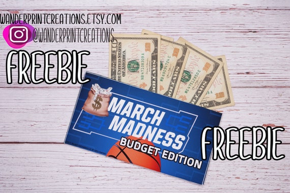 FREEBIE: March Madness Budget Edition Savings Challenge | Etsy