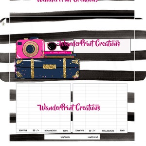 EDITABLE TRAVEL Cash Envelope Set : Printable Budget Envelopes ...