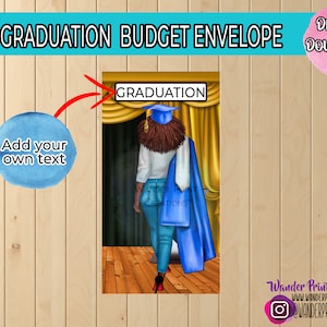 GRADUATION Cash Envelope : Printable Budget Envelopes Budgeting ...