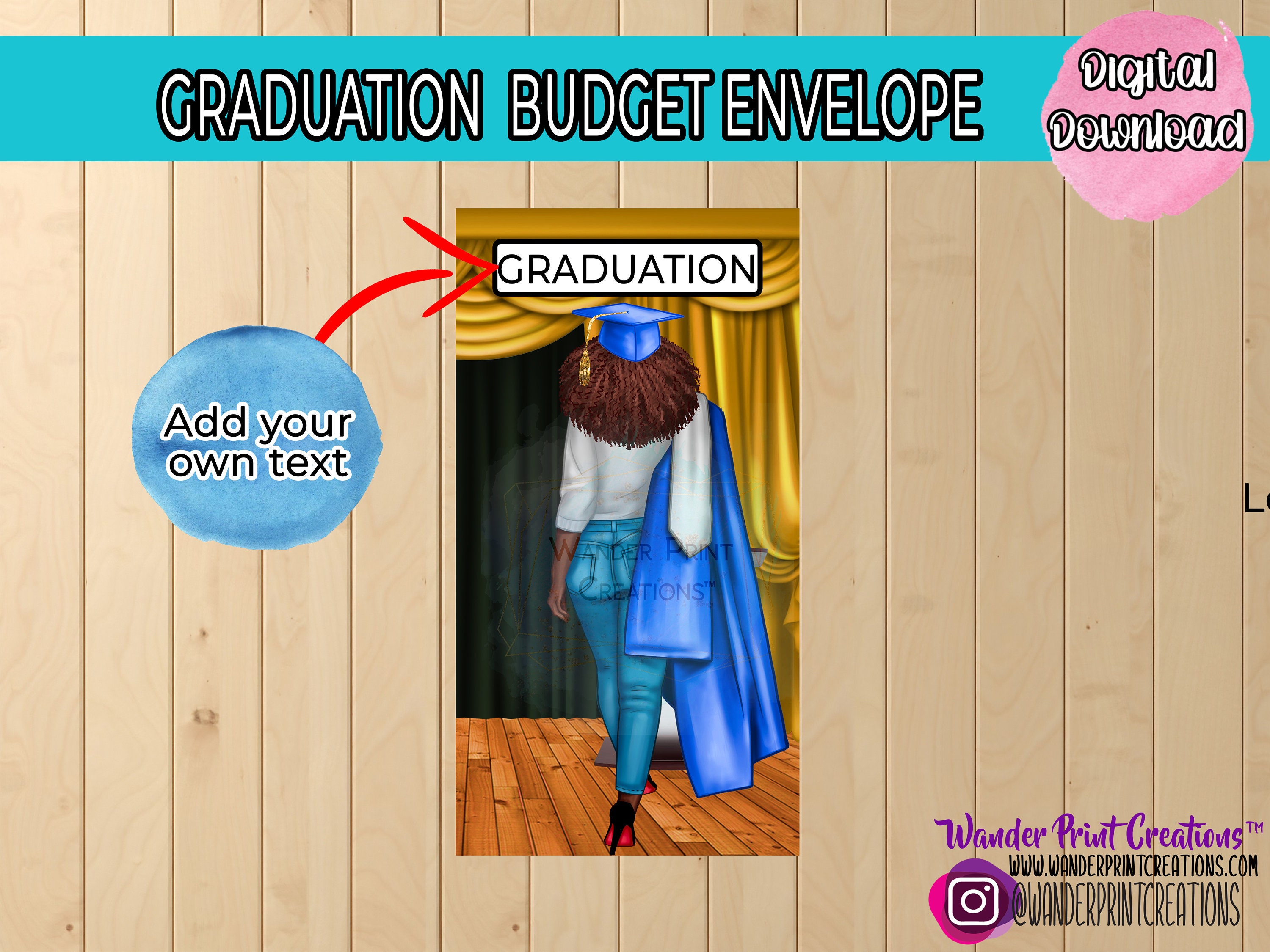 GRADUATION Cash Envelope : Printable Budget Envelopes | Etsy
