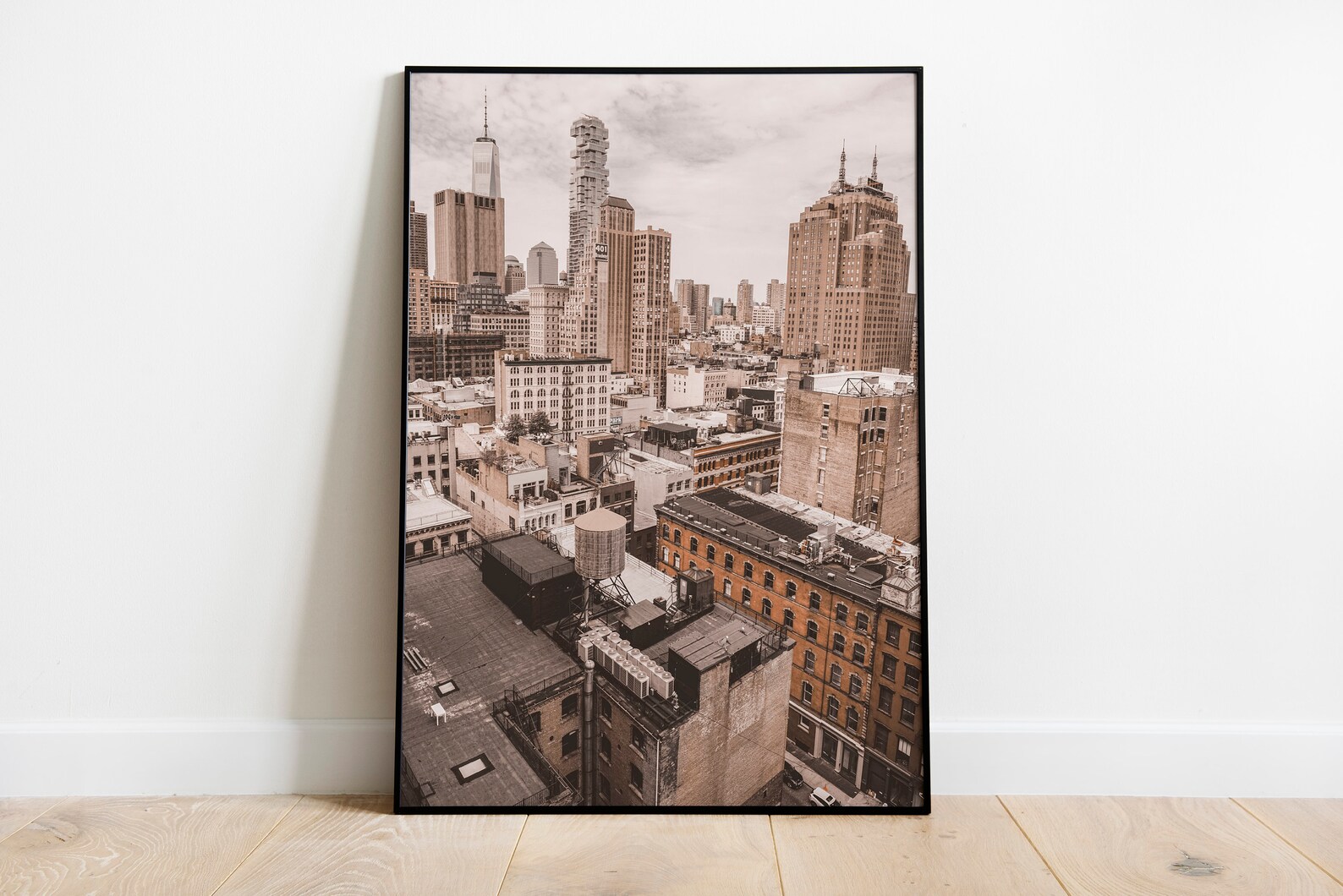 NYC Skyline Print, Manhattan Photography, Modern Wall Art (digital ...