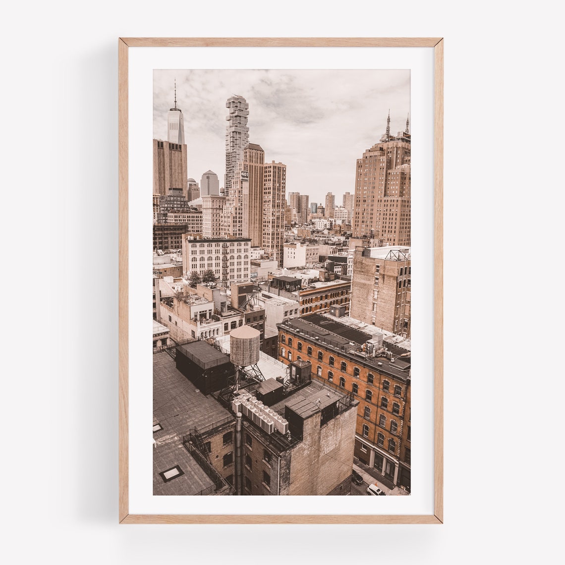 NYC Skyline Print, Manhattan Photography, Modern Wall Art (digital ...