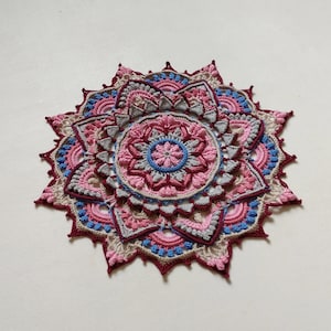 Doily Aura. PDF Crochet Pattern, Mandala Crochet Pattern, Crochet ...