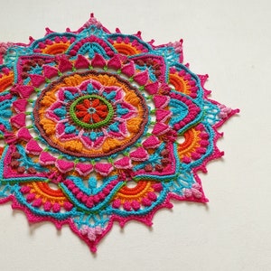 Doily Aura. PDF Crochet Pattern, Mandala Crochet Pattern, Crochet ...