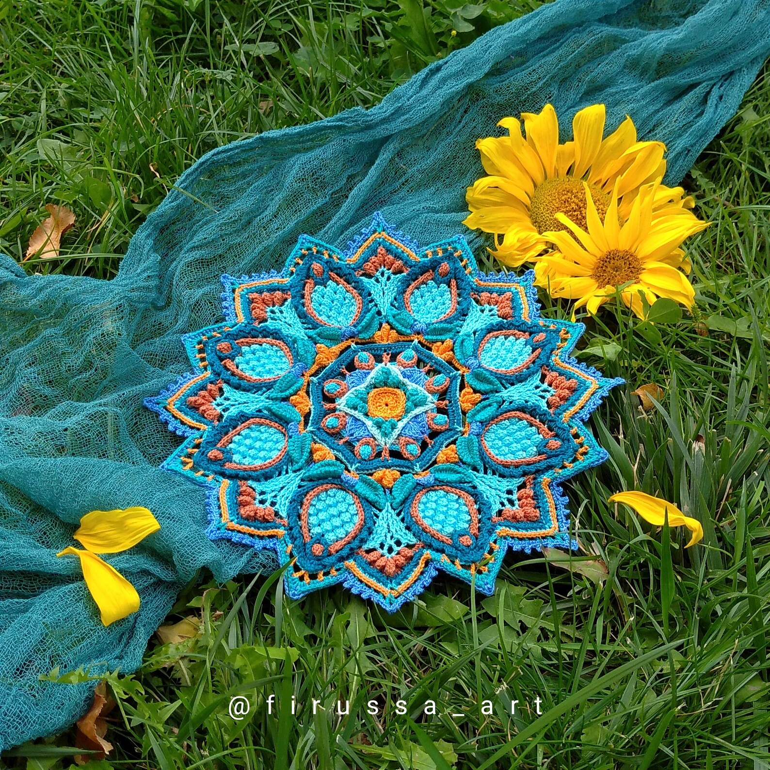 Doily Amethyst, PDF Crochet Pattern, Mandala Doily Pattern, Crochet ...