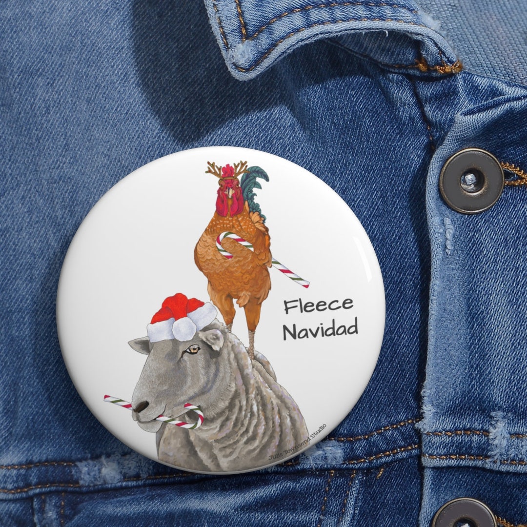 Cute Sheep on a Button Badge Pin Decorate Your Badge Reel or - Etsy