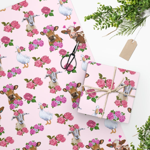 Christmas Duck Wrapping Paper - Etsy