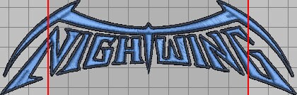 Nightwing Logo - Embroidery Pattern - DIGITAL - Etsy