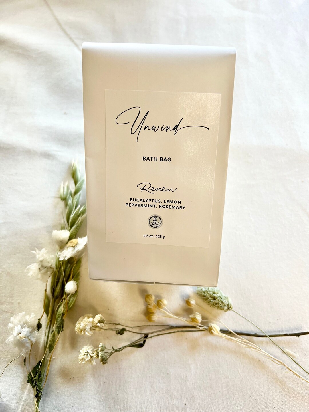 Renew Bath Bag Muscle Soak Relaxing Bath Soak Therapeutic Bath Soak ...