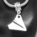 Paper Plane Charm Plane Charm Silhouette Charm Bracelet - Etsy