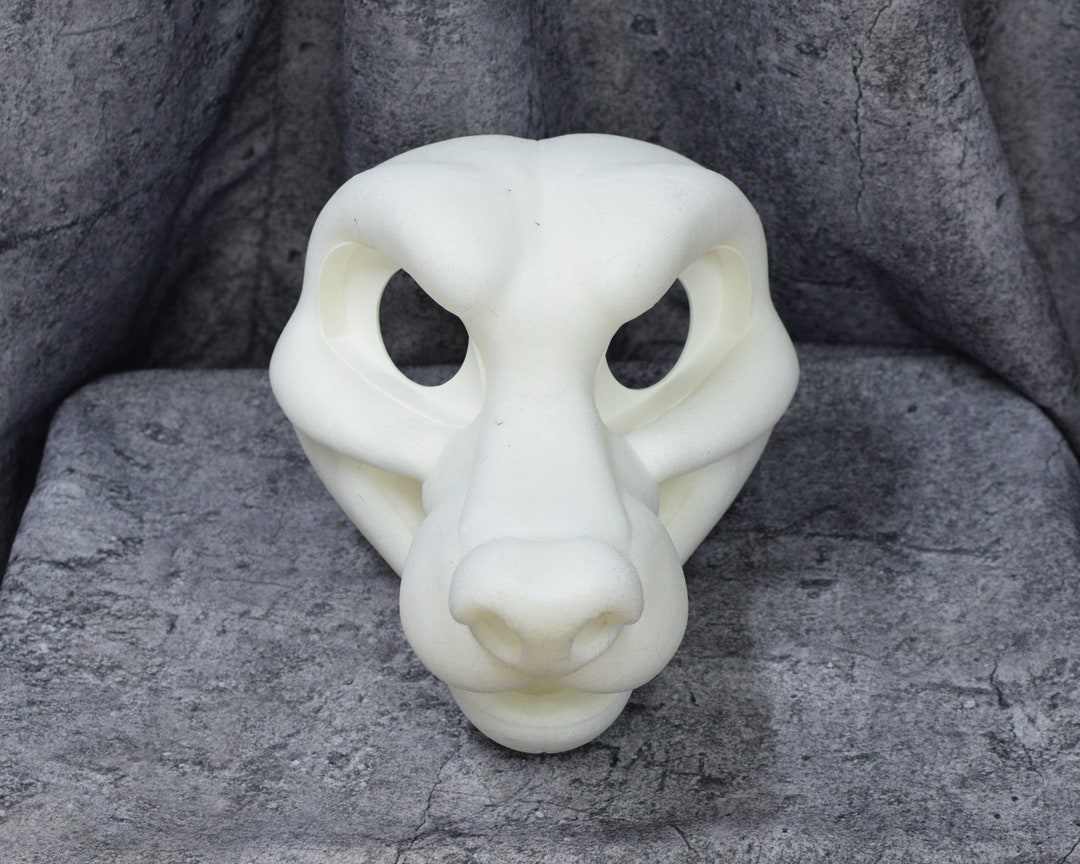 Toony Grumpy Canine Head Base - Etsy