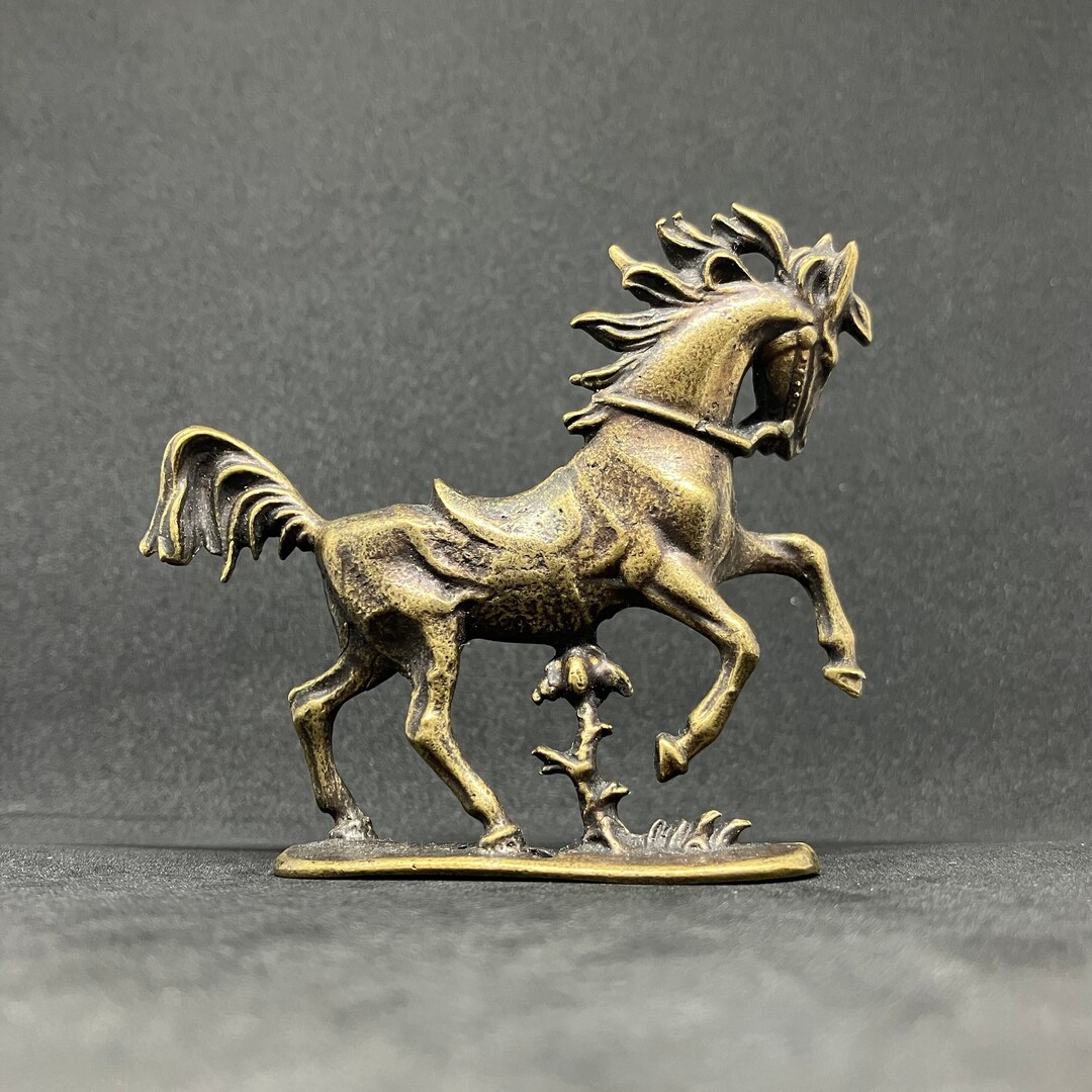 Bronze Wild Horse Sculpture, Bronze Figurine, Animal Art Miniatures ...