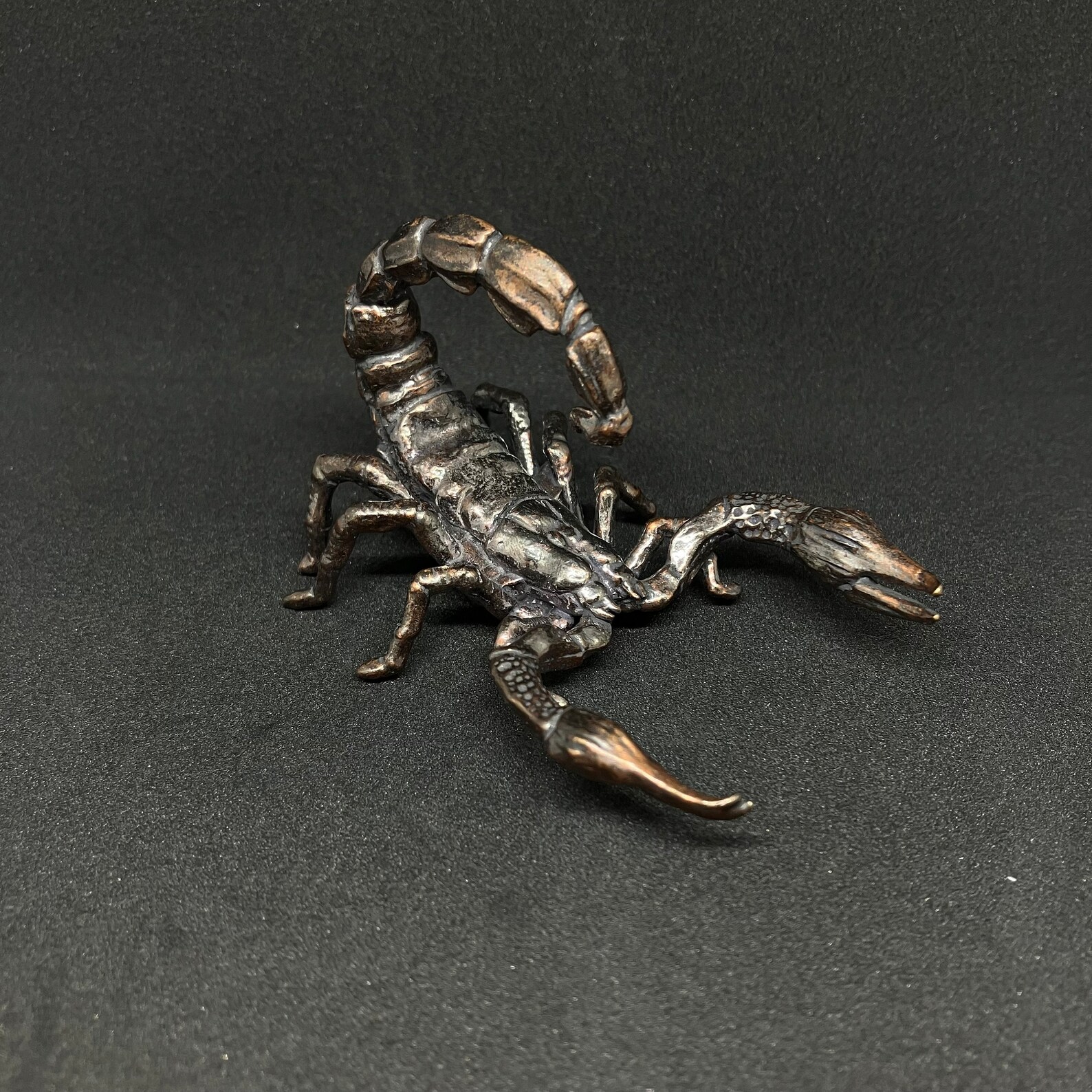 Scorpion Bronze Figurine, Solid Bronze Statue, Scorpion Statue, Reptile ...