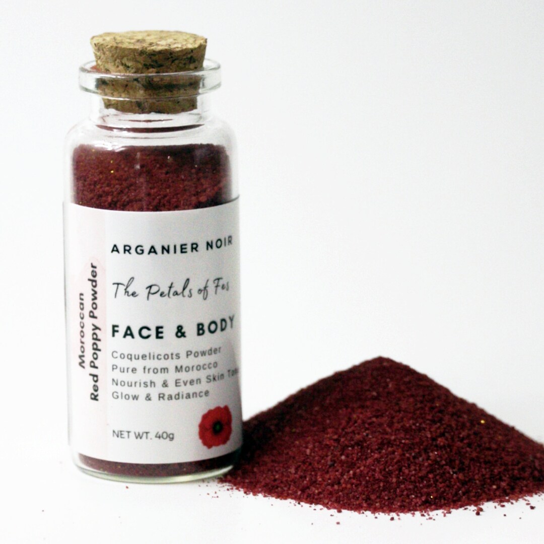 Moroccan Red Poppy Powder Poppy Petals and Pomegranate From the City of ...