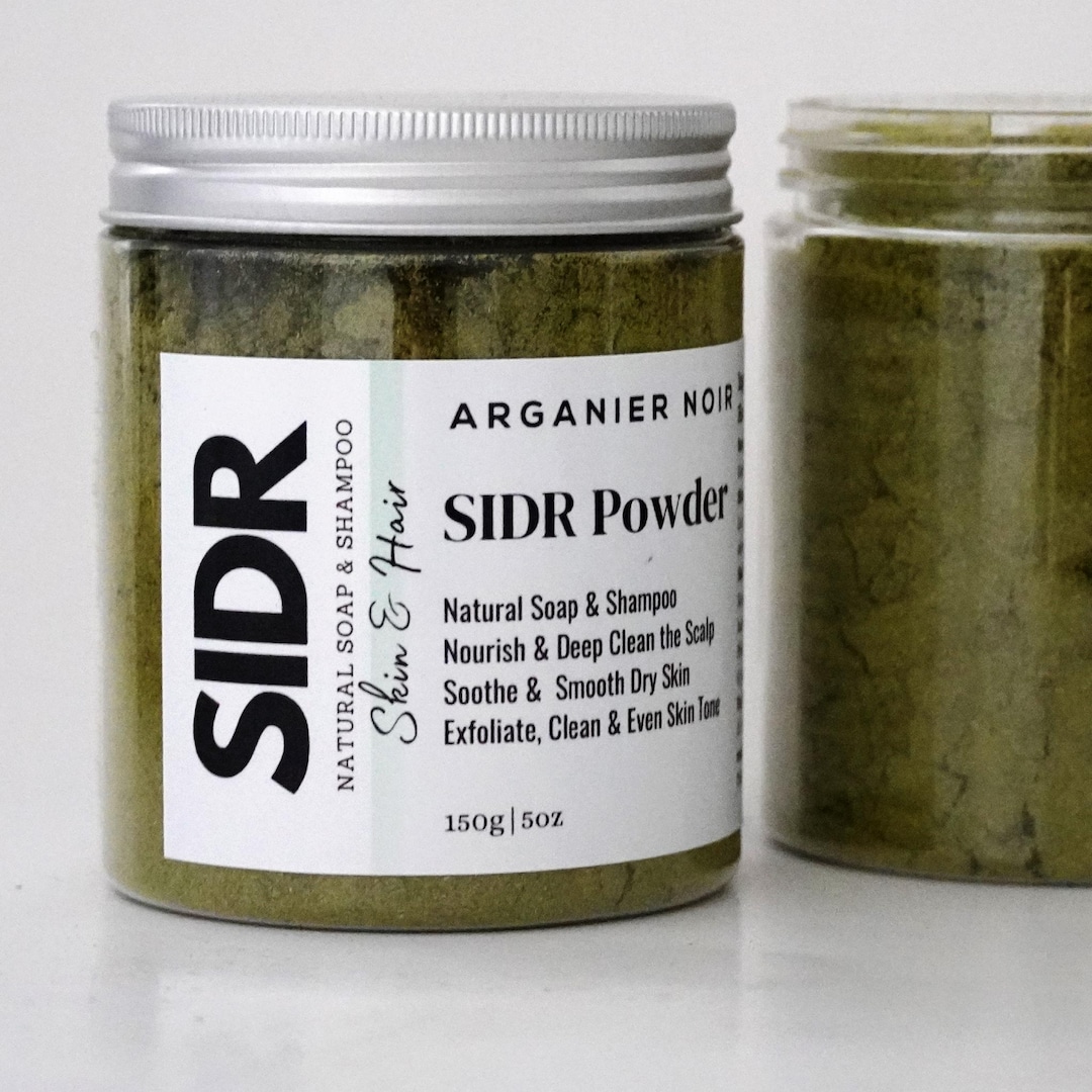 Sidr Moroccan Sedr Powder for Hair and Skin, Arganier Noir 150g - Etsy
