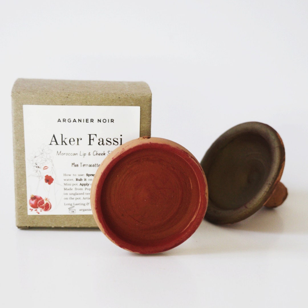 2 Aker Fassi Mini Red Pot Brick Pot Color Buildable and Long Lasting ...