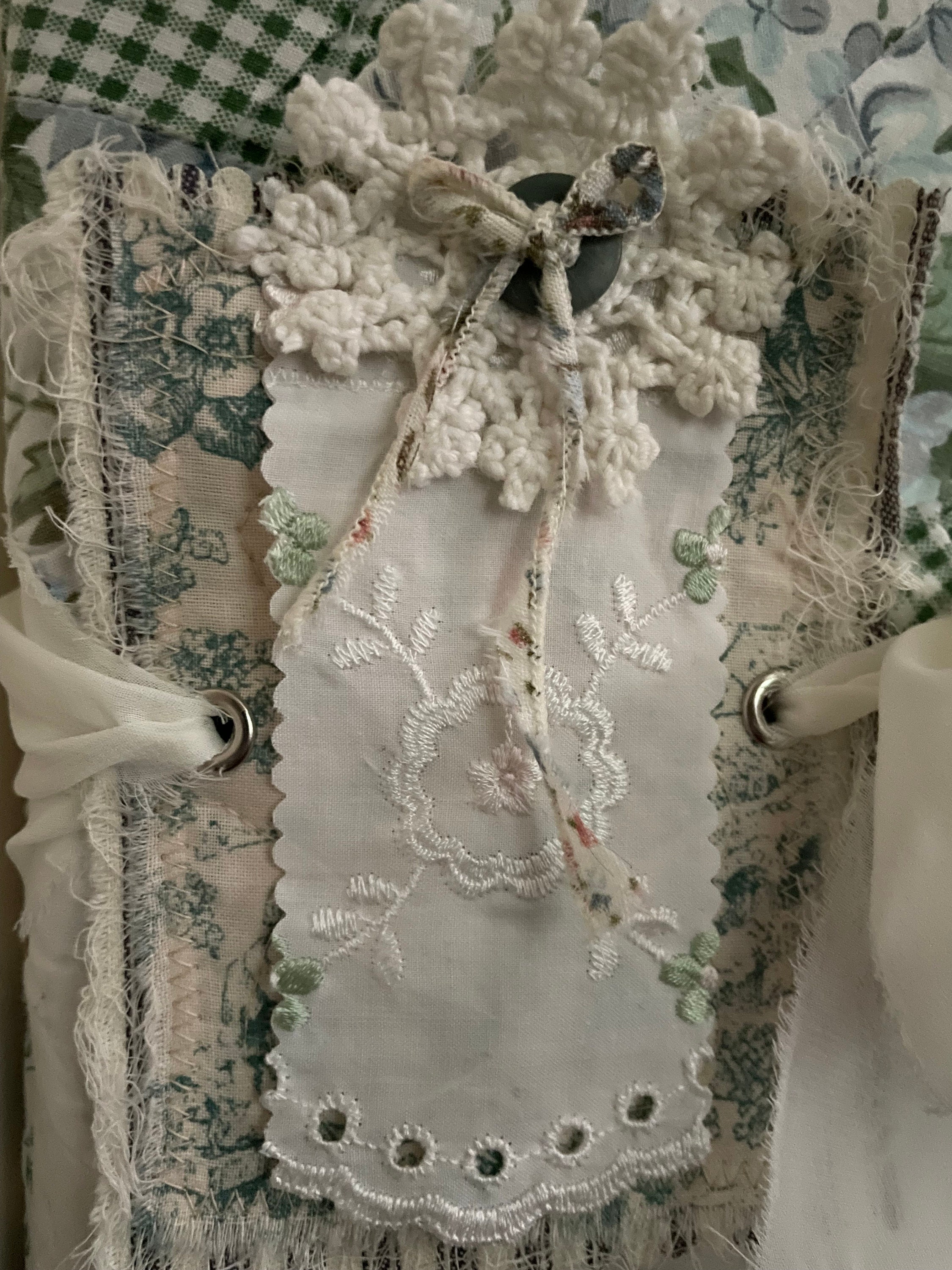 Handmade Junk Journal for Sale A Shabby Chic Style Quilted Cover ...