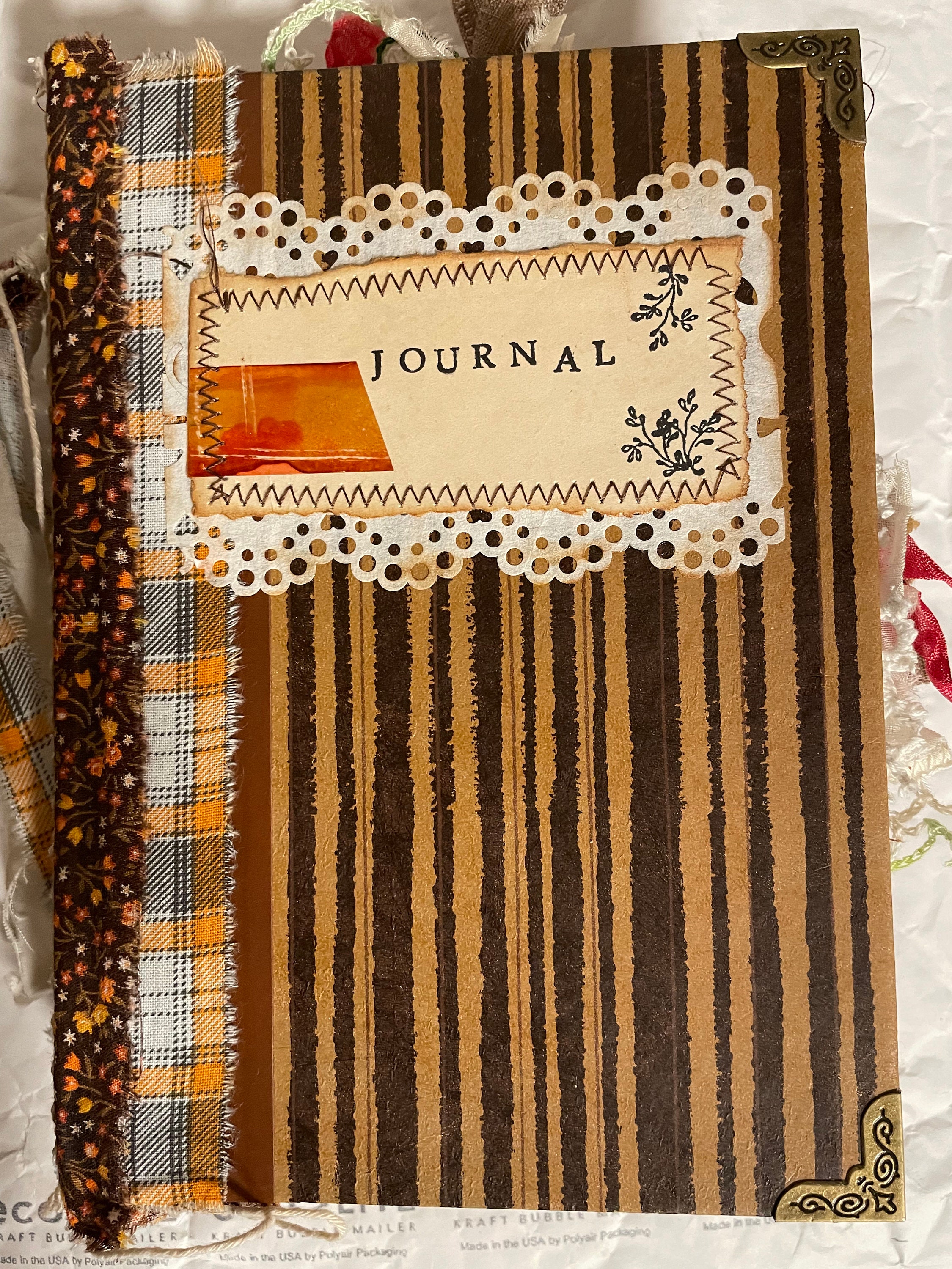 Junk Journal Vintage Book Hard Cover Handmade - Etsy