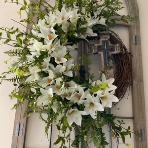 Lent Grapevine, Everyday Wreath, Religious Wreath, Easter Lily Wreath ...