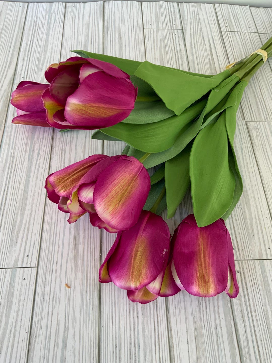 Purple Tulip 26” Bundle With 6 Heads; Spring and Summer Tulip 26 ...