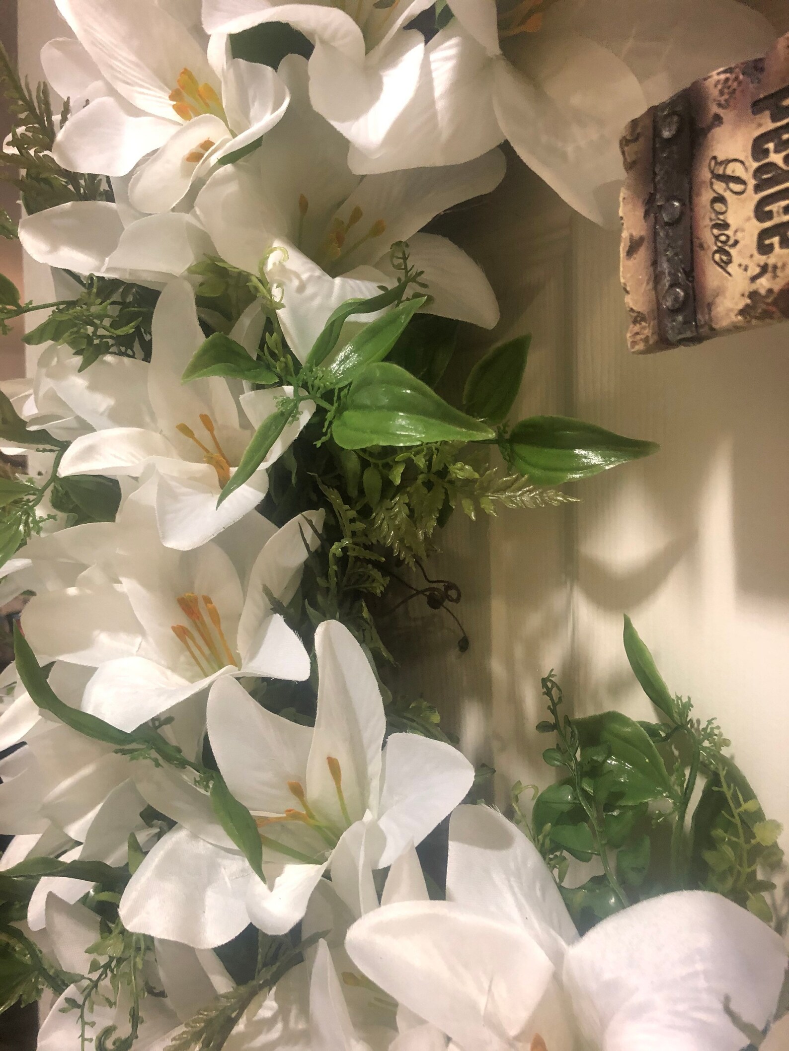 Lent Grapevine Everyday Wreath Religious Wreath Easter Lily | Etsy