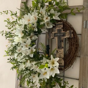 Lent Grapevine, Everyday Wreath, Religious Wreath, Easter Lily Wreath ...