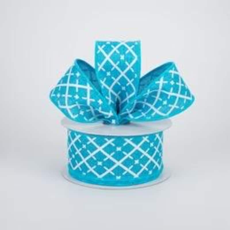 Blue Argyle Fabric - Etsy