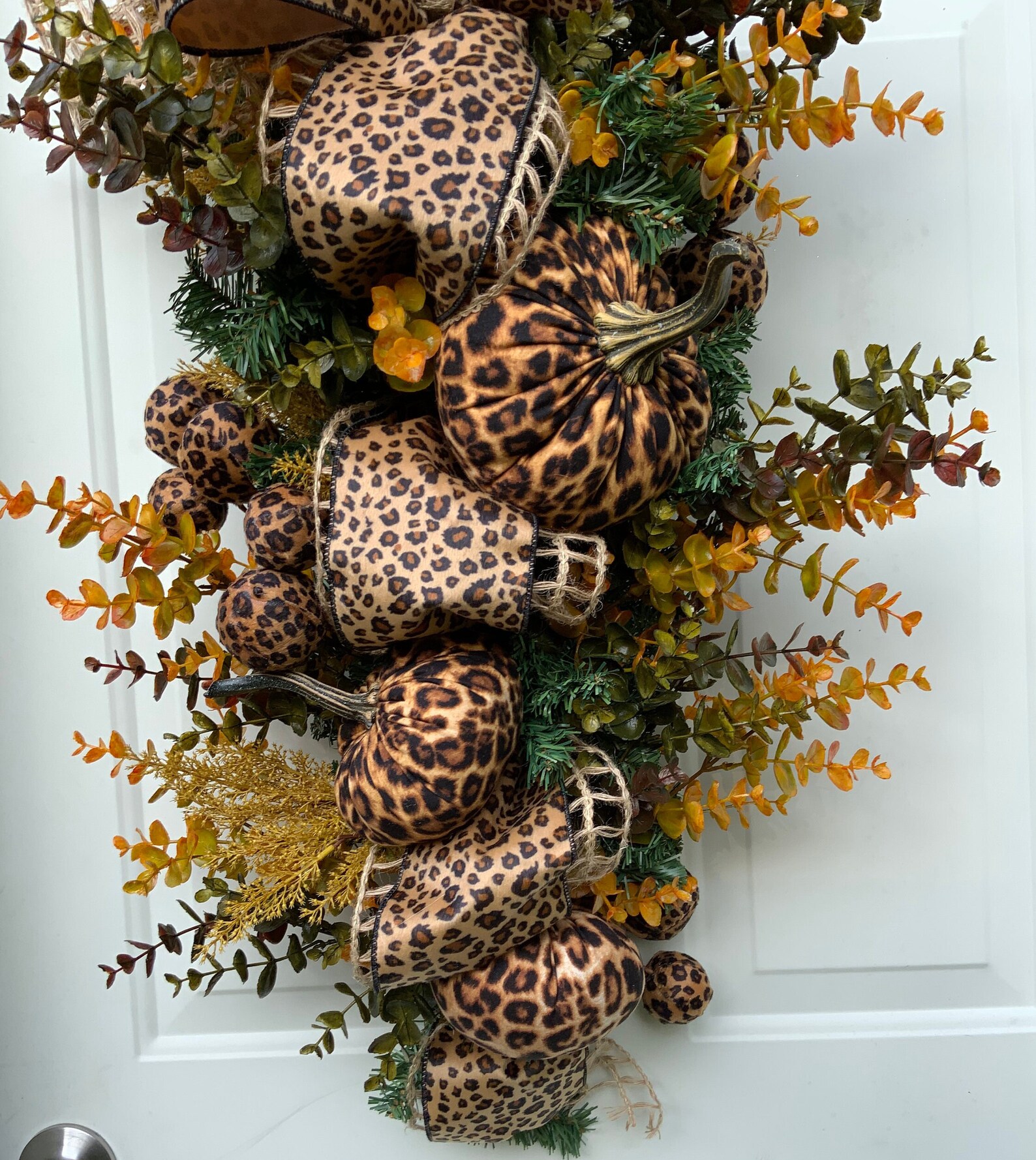 Luxury Leopard Print Pumpkin Swag Fall Luxury Leopard Print - Etsy