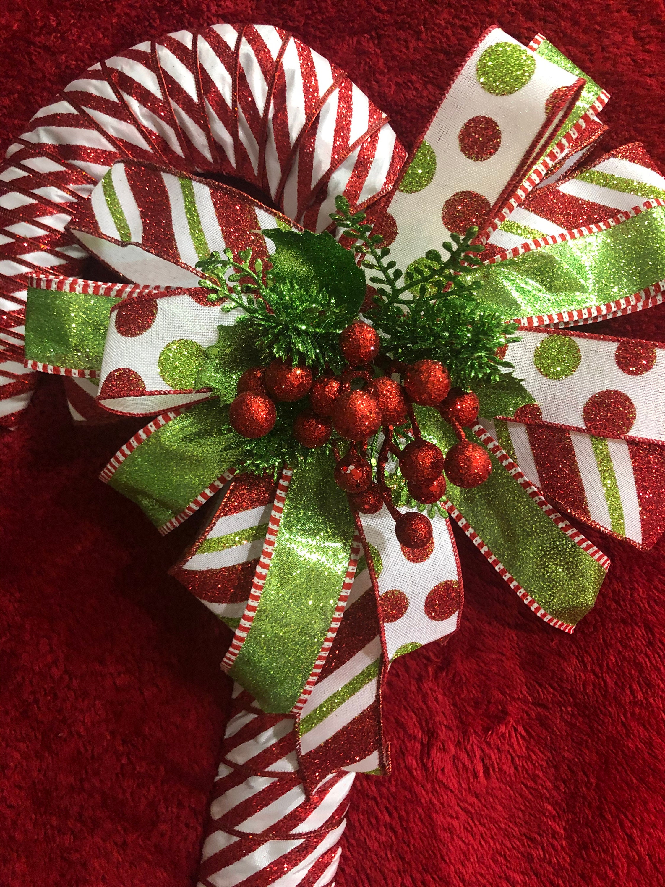 Candy Cane Door, Candy Cane Hanger, Christmas Candy Cane, Large Candy ...