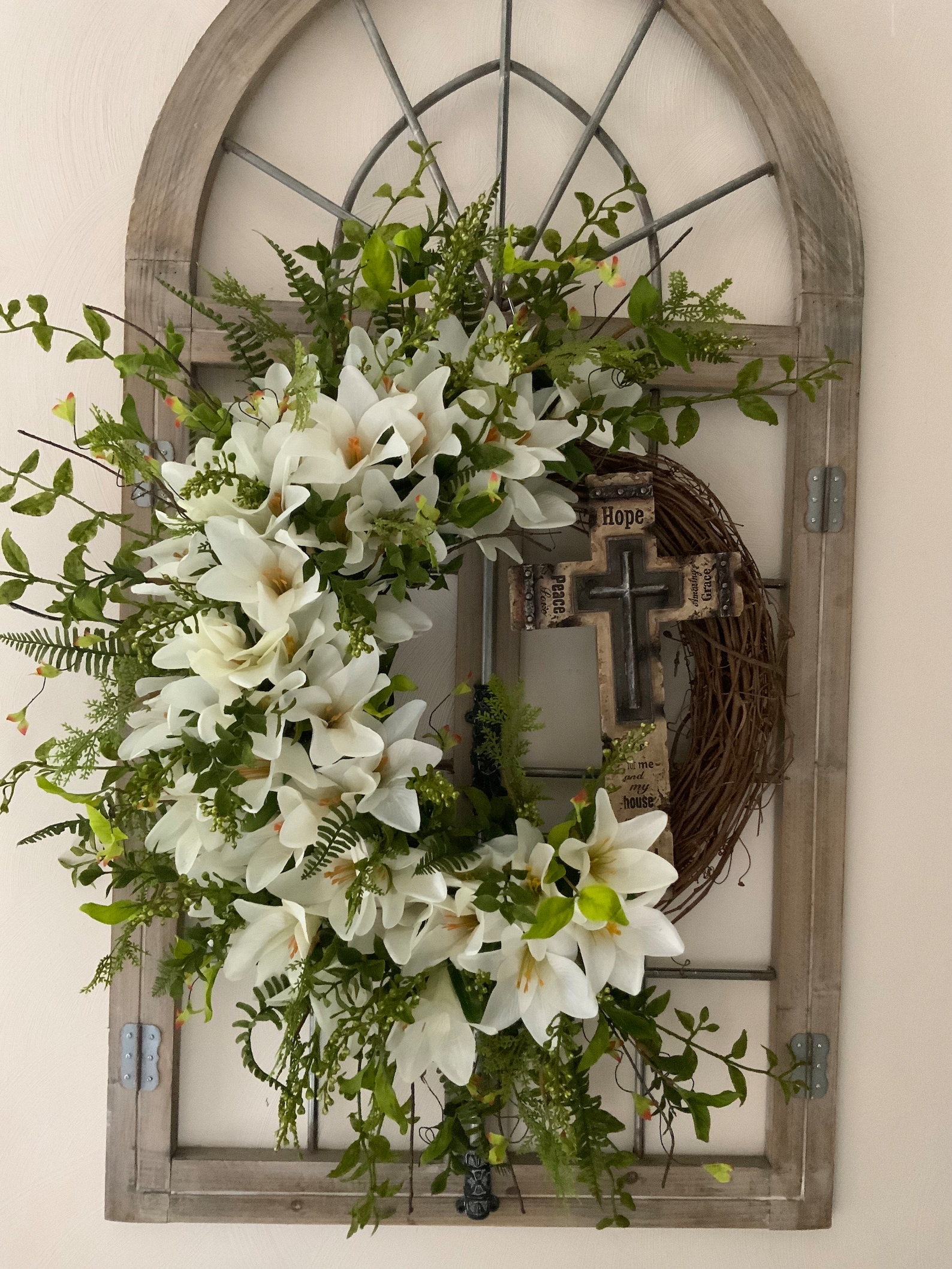 Lent Grapevine, Everyday Wreath, Religious Wreath, Easter Lily Wreath ...