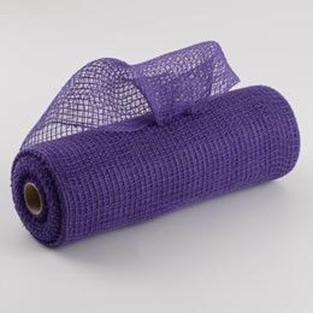 Purple Fabric 10.5” X 10yd. Mesh - Etsy