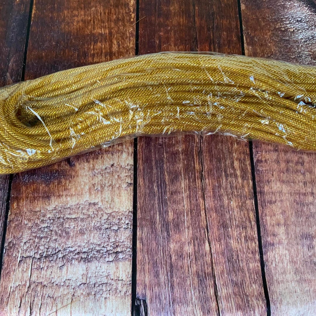 8mm Gold Deco Flex Laser Foil Tubing 30 Yards - Etsy