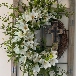 Lent Grapevine, Everyday Wreath, Religious Wreath, Easter Lily Wreath ...