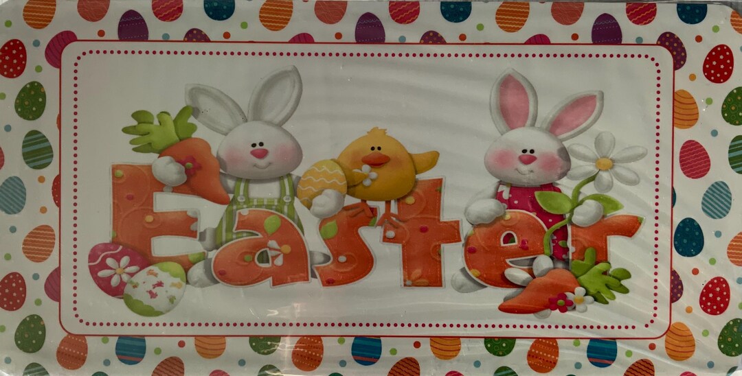 Easter Wreath 6” X 12” Signs, Easter Bunny Signs, Easter 6” X 12 ...