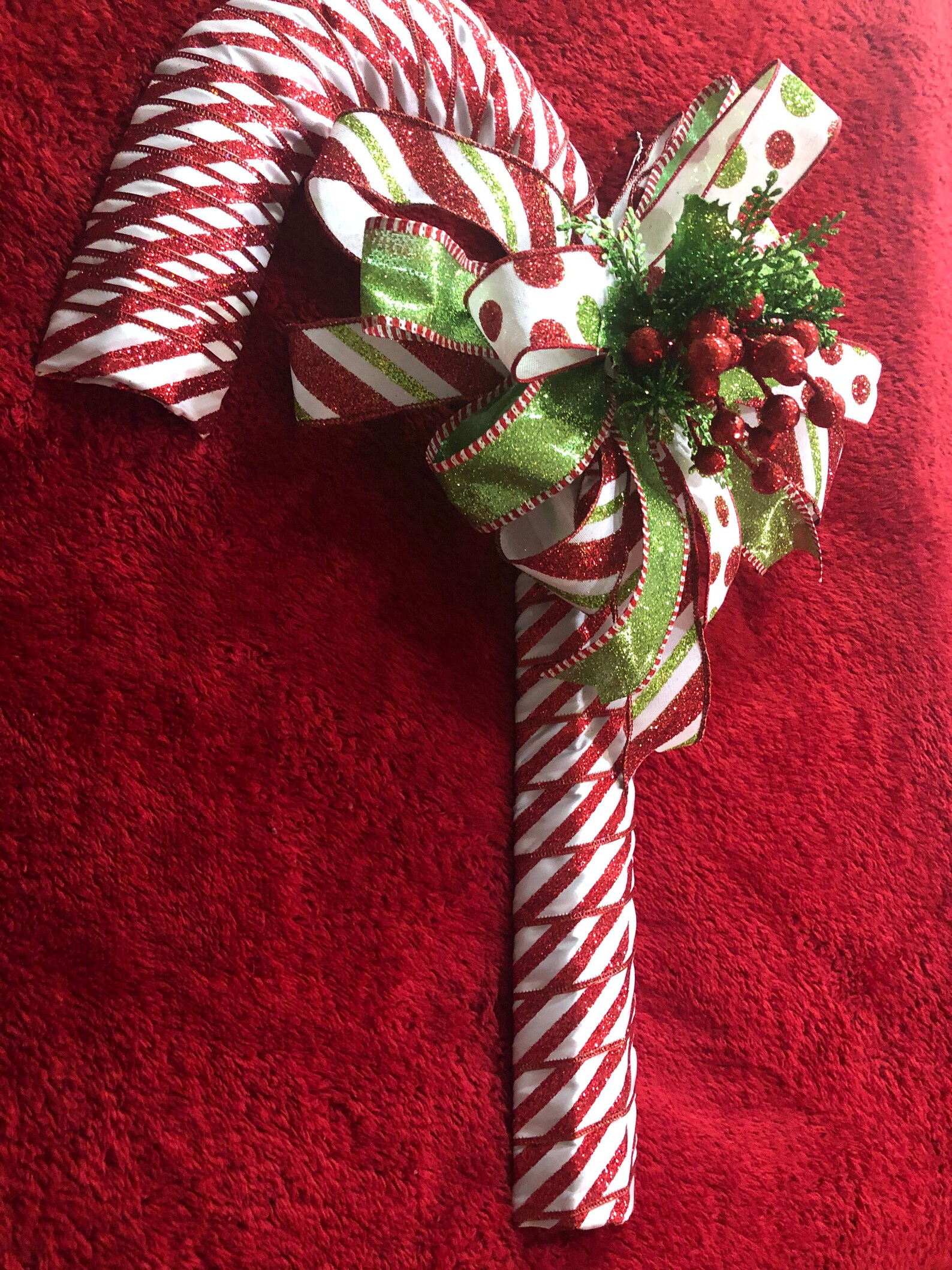 Candy Cane Door, Candy Cane Hanger, Christmas Candy Cane, Large Candy ...
