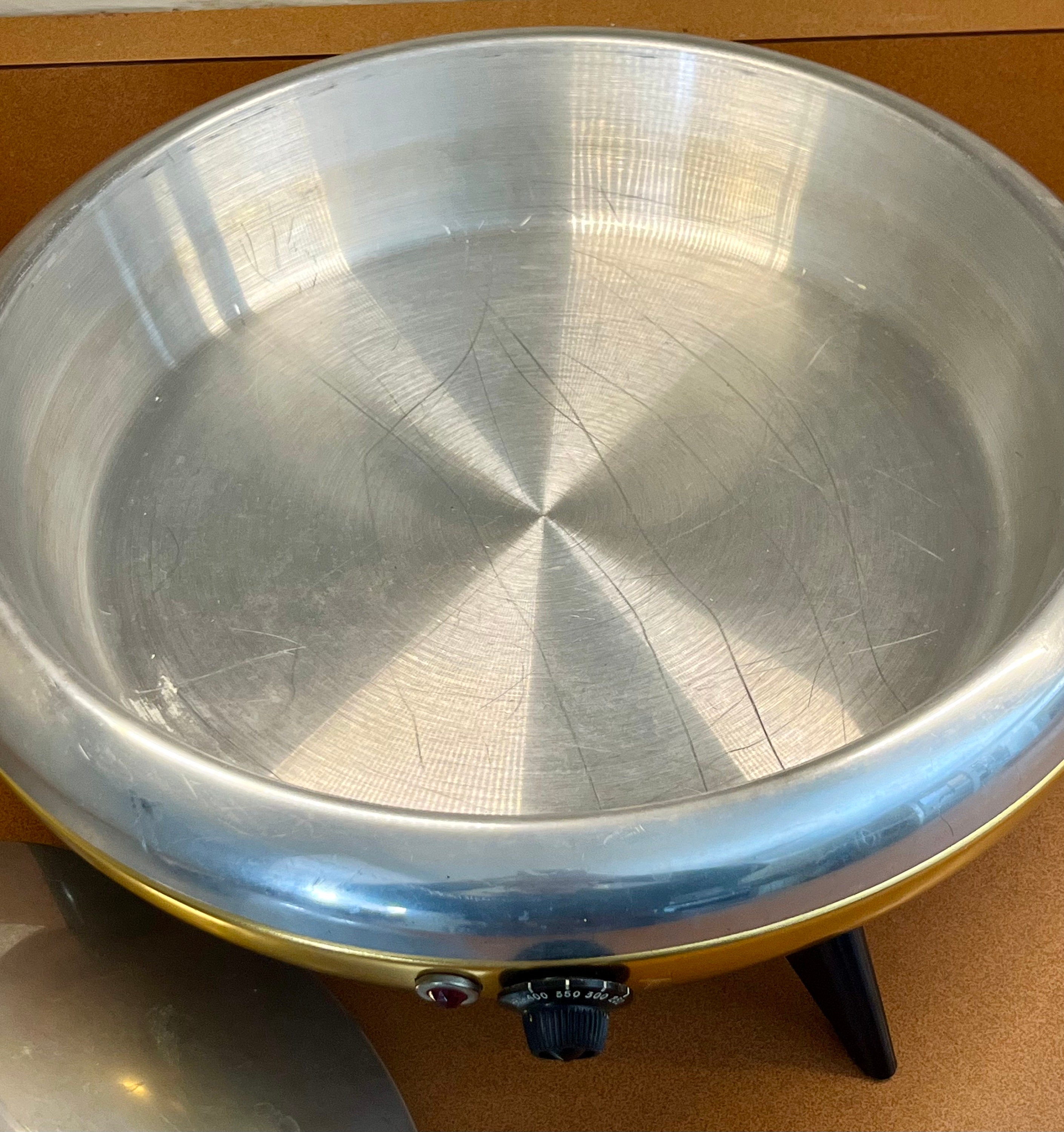 Cory Party Chef MCM Atomic Flying Saucer 13" Electric Skillet in Copper ...