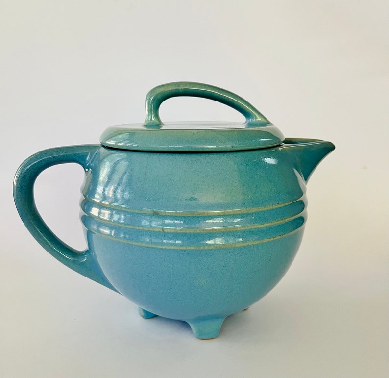 1930's Art Deco Pacific Pottery Hostessware 436 Batter Pitcher in Delph ...