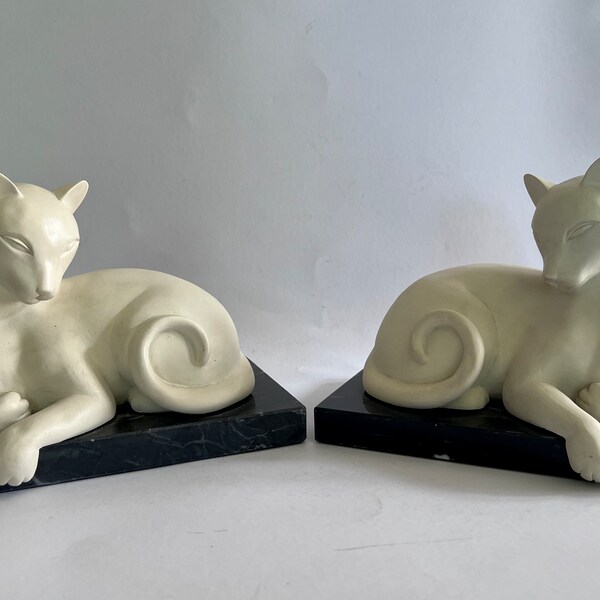 Cat Bookends - Etsy