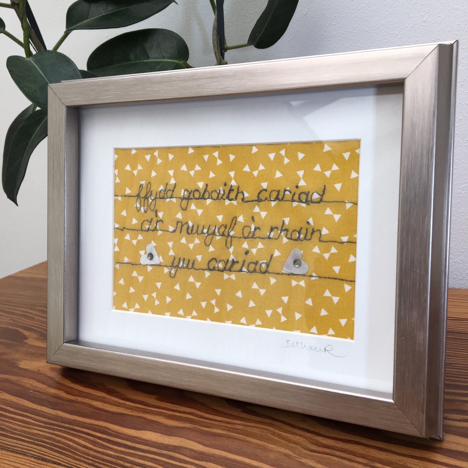 Ffydd, Gobaith, Cariad - Etsy UK