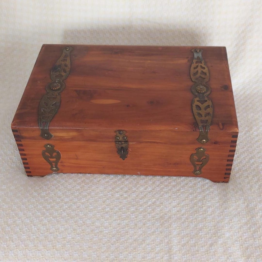 Bible Box Vintage Cedar Bible Box in Good Used Condition - Etsy