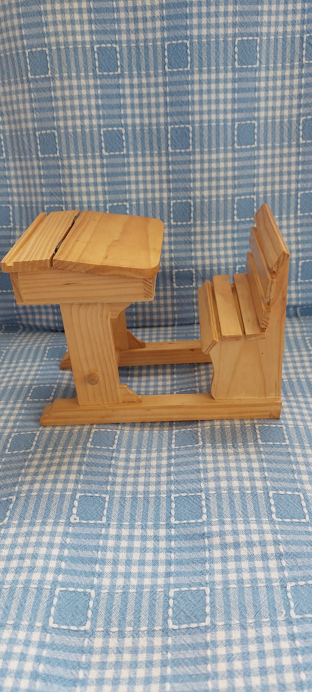 Vintage Mini Desk and Chair for Paper Clips or Other Small Office ...