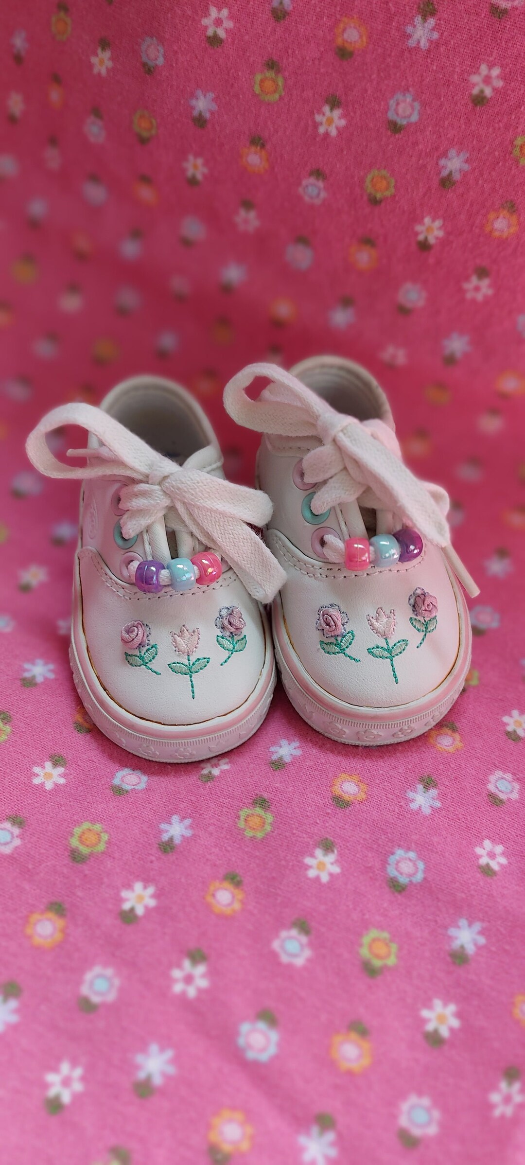 Baby Shoes Vintage Crayola Size 1 Baby Shoes With Pink Purple Etsy