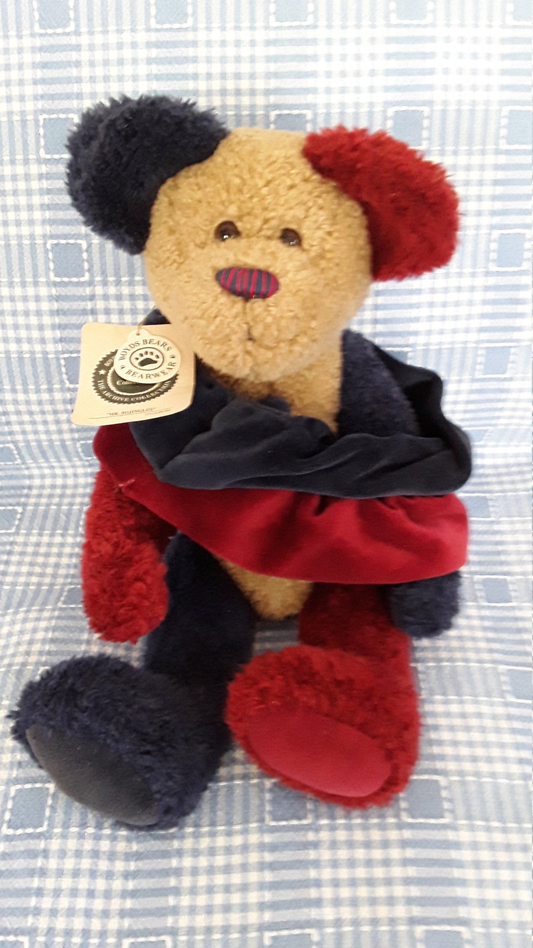 BEAR BOYDS BOJINGLES Clown Bear Vintage W/tags Plush Excellent Used ...