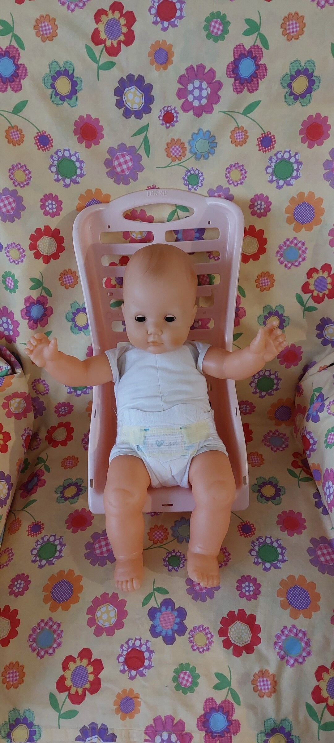 Lorrie Pink Plastic Doll Seat Carrier - Etsy