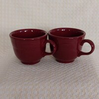 Handmade Red Glaze Light Clay Mug - Etsy