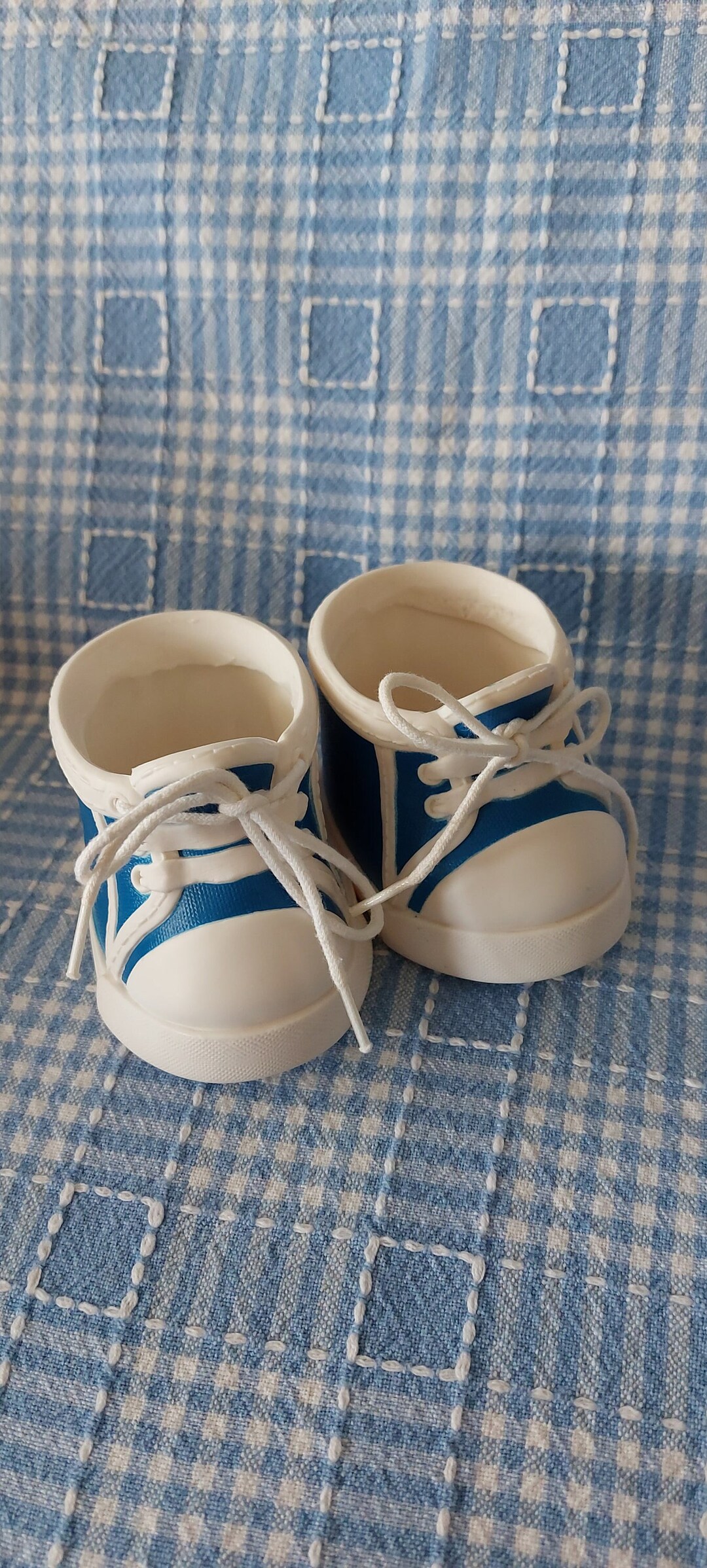 Cabbage Patch Kids Shoes Blue High Top Designer Doll Shoes HTF & RARE ...